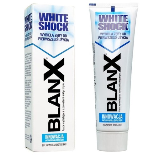 BLANX WHITE SHOCK - wybielająca pasta do zębów 75ml
