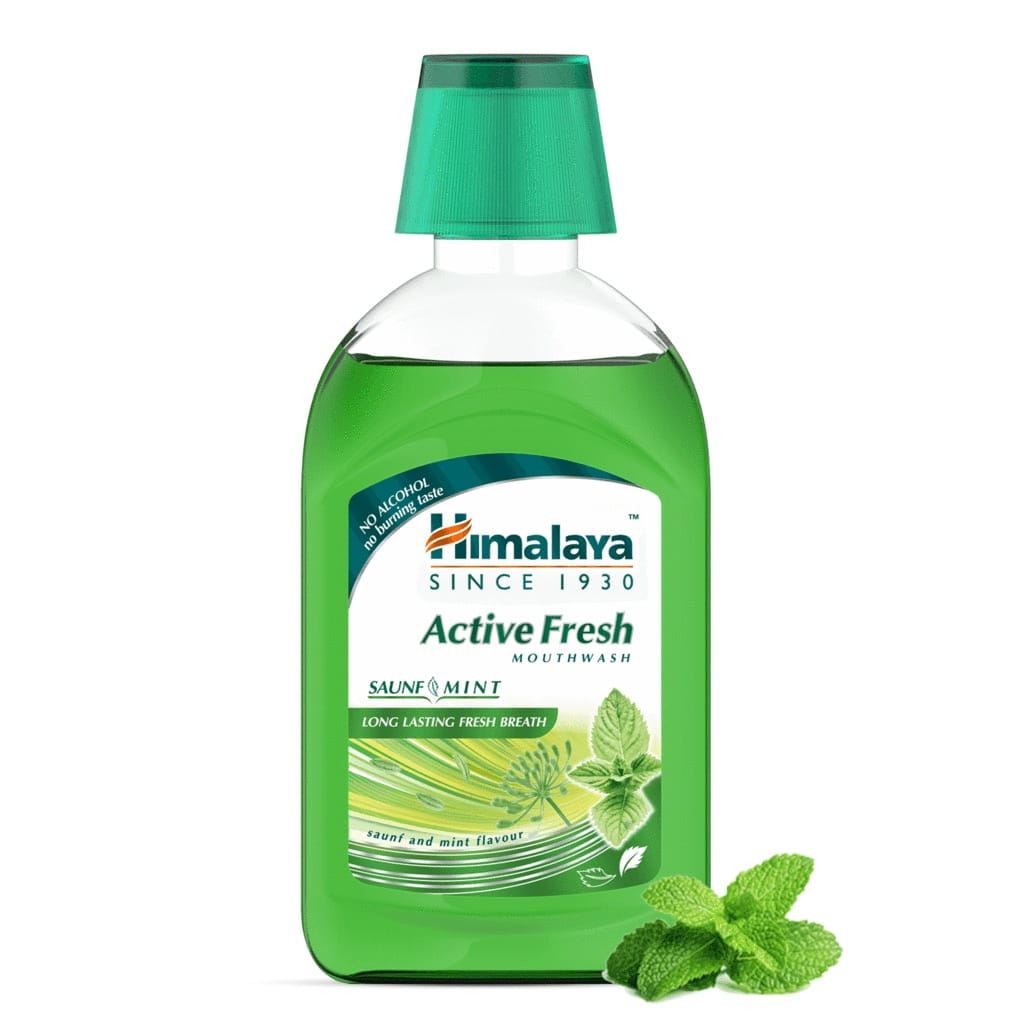 HIMALAYA MINT FRESH - odświeżający płyn do płukania jamy ustnej 450ml